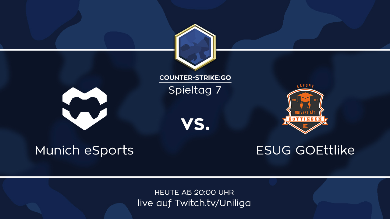 CS:GO: Alle Infos zum Spiel Munich eSports vs. ESUG GOEttlike – Uniliga.gg