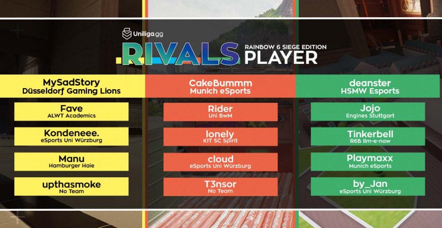 R6S: Die Rivals starten! – Uniliga.gg